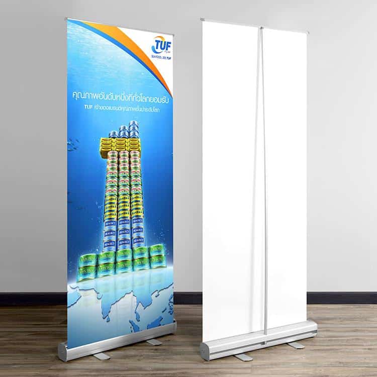 ป้ายโรลอัพ ช่วยให้การออกบูธของคุณเป็นเรื่องที่ง่าย