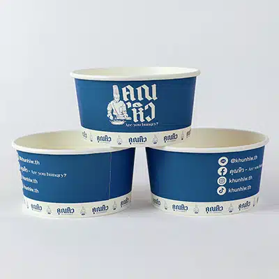 ถ้วยกระดาษ พิมพ์โลโก้ ราคาดี 2.90 บาท ส่งไว 1-3 วัน - Tumtook.com