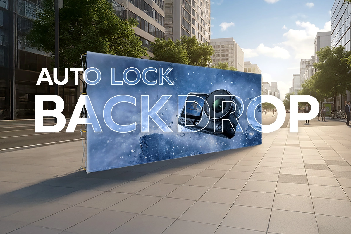 ป้าย Backdrop Autolock ราคาดี ผลิตด่วน ส่ง 1-3 วัน - Tumtook.com